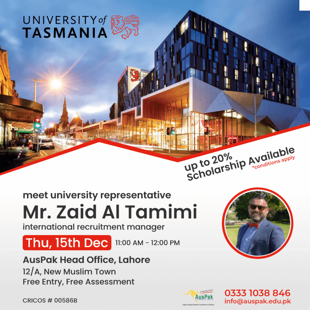 Meet University of Tasmania Official Representative - AusPak International